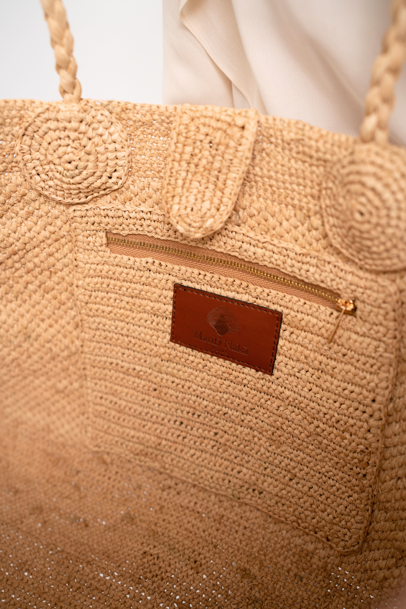 Sac en raphia, sac d'été, sac de plage, sac artisanal, sac tissé à la ...