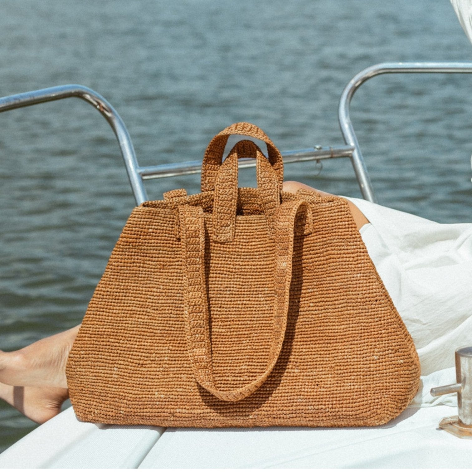 Sac en raphia, fait main, sac artisanal, sac d'été, sac de plage – MauD ...